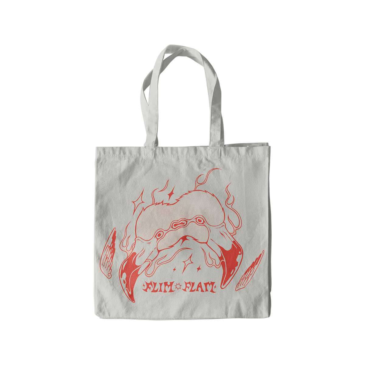 Flim Flam Mutation Canvas Tote Bag – Flamingo